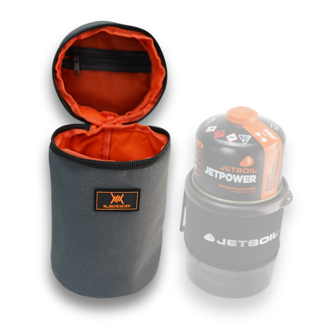 Jetboil MINIMO / CAMPMASTER +230g Cannister Canvas Bag – Blanchewater Gear