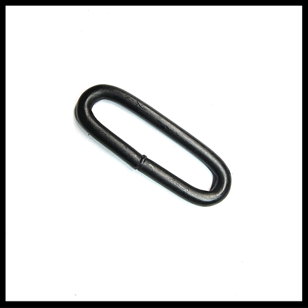M8Tex Metal 1" Welded Oval Loops Black – Blanchewater Gear