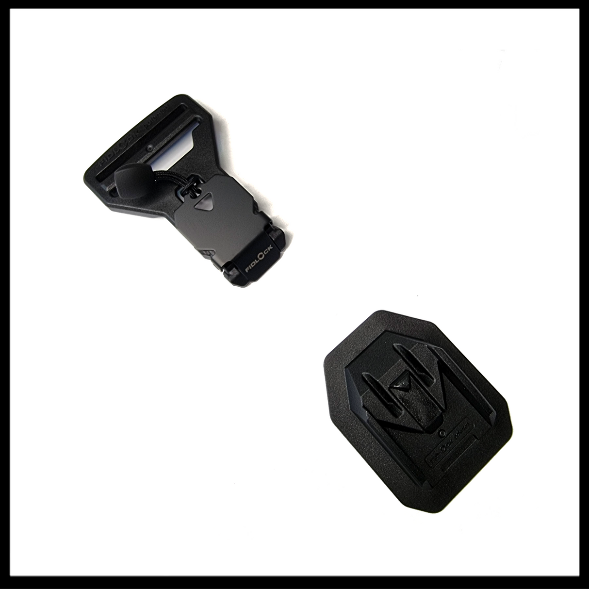 Fidlock V-BUCKLE 40 Sewable Black Flap With Pull Tab – Blanchewater Gear