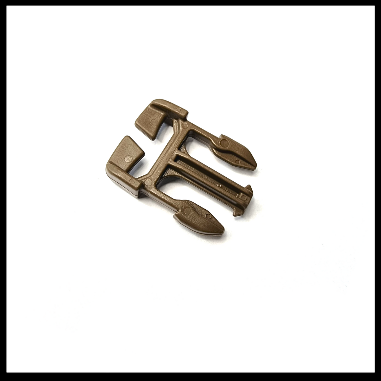 ITW GTSR Side Release Fixed Buckle 25mm Coyote Brown Male Split Bar ...